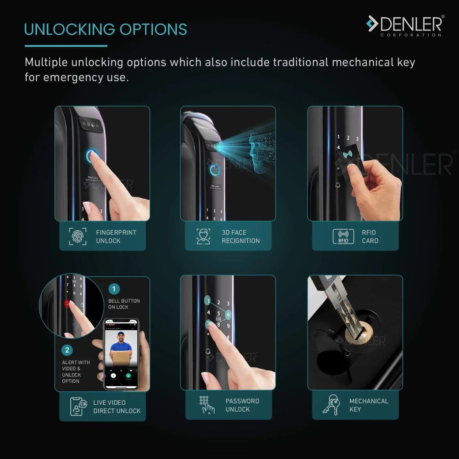 Denler DL02 Smart Door Lock - Secure Your Home Easily