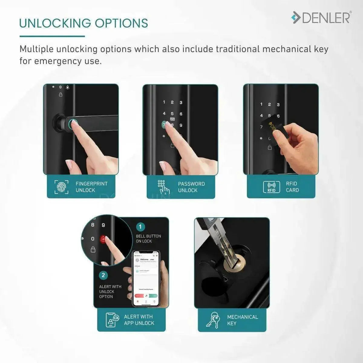 Denler DL05 Pro Smart Door Lock - Secure Your Home Easily