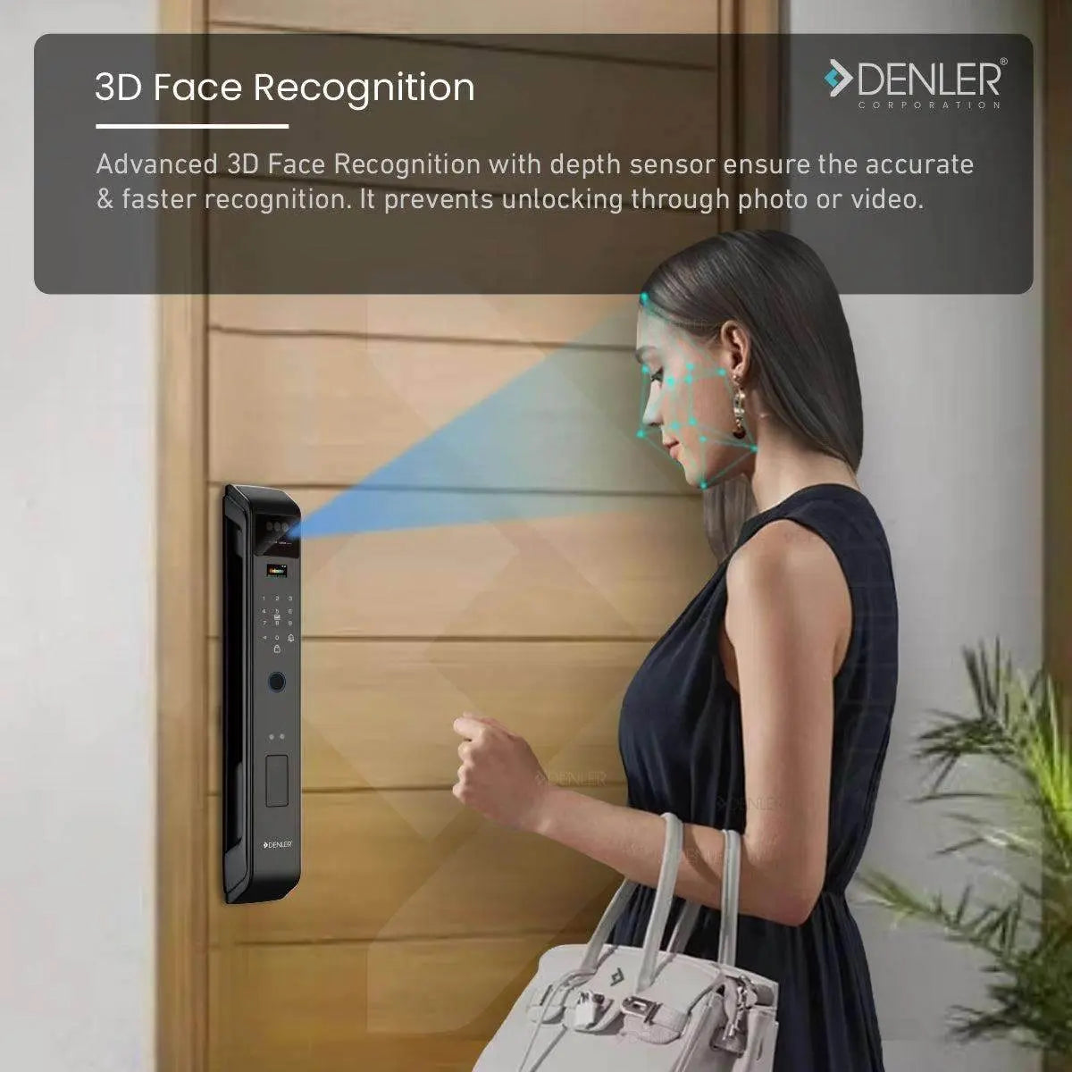 Denler F6 Smart Door Lock - Advanced Security Solution