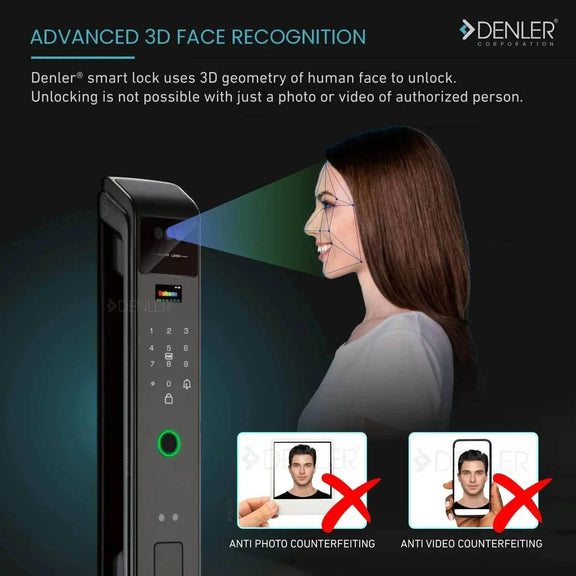 Denler F6 Smart Door Lock - Advanced Security Solution